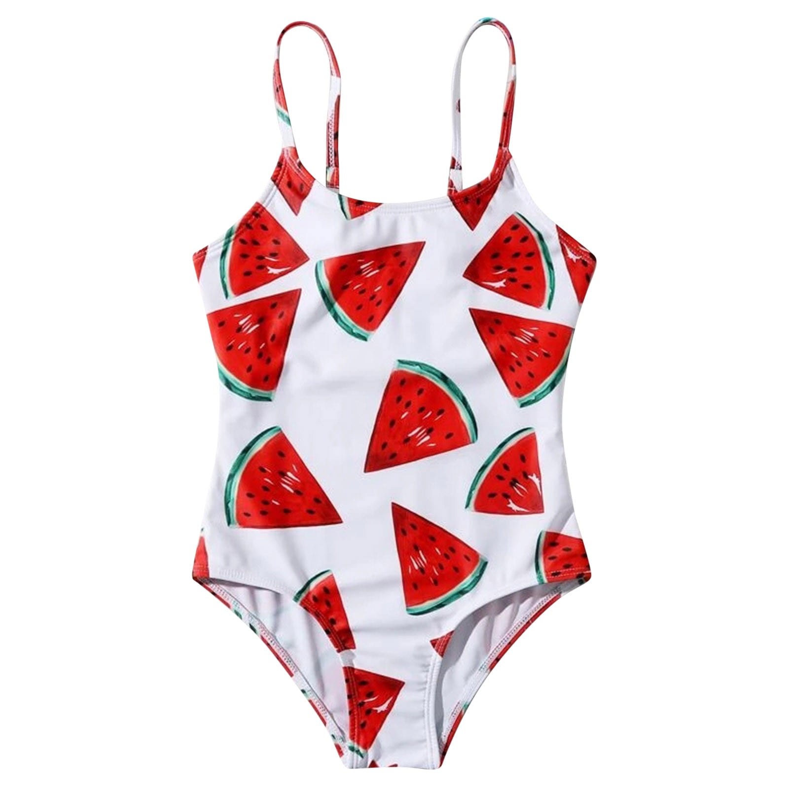 Girls' Summer Cute Crisscross Small Watermelon Printing Floral Print ...