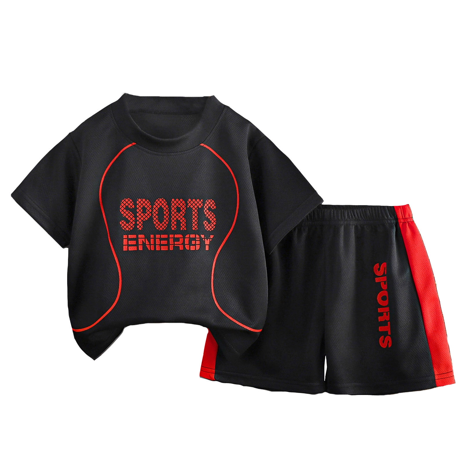 Girls Summer Outfits Sports Shorts Sets 2 Piece Basketball Tank Top ...