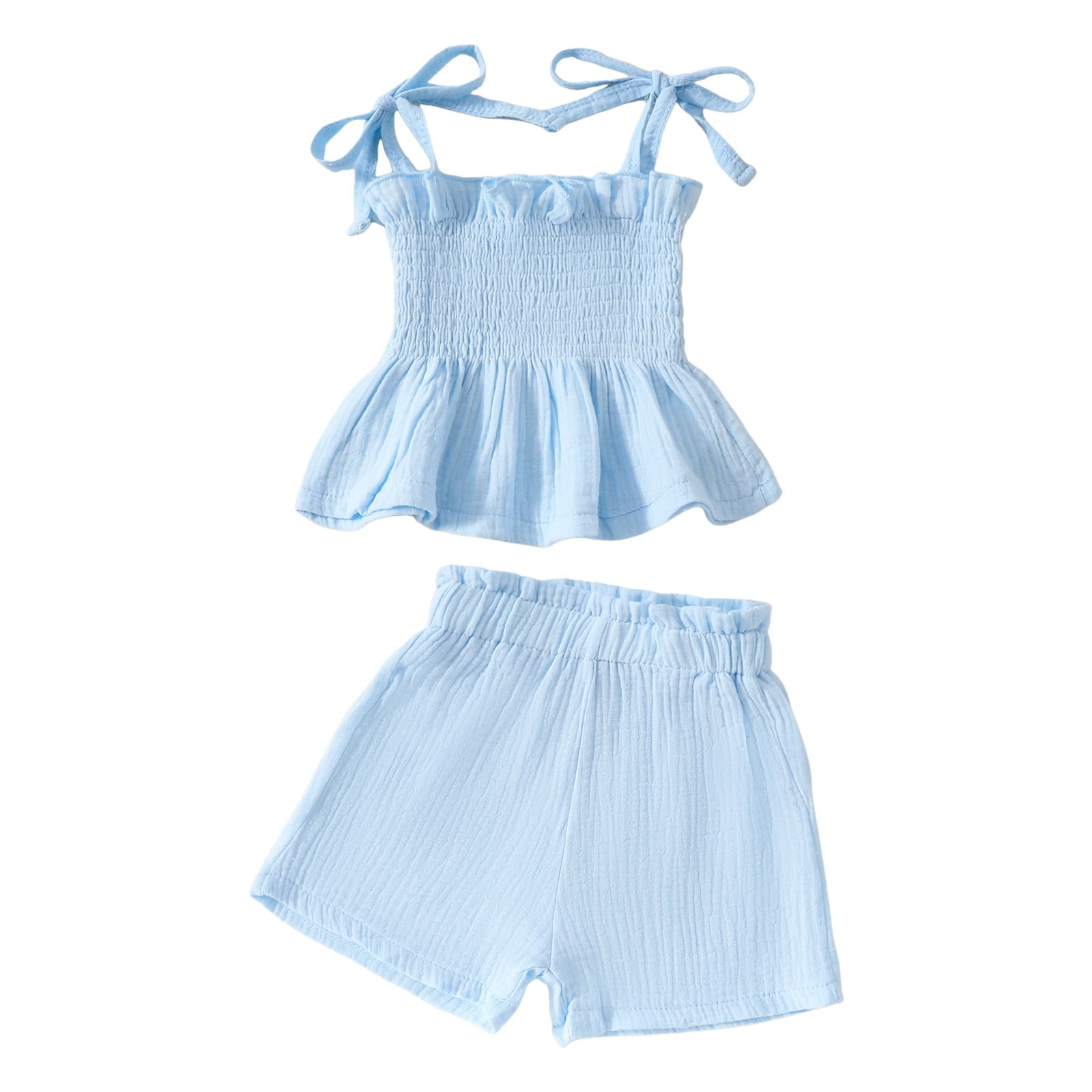 Girls Summer Outfits Toddler Baby Girl Boho Summer Outfit Cotton Linen ...