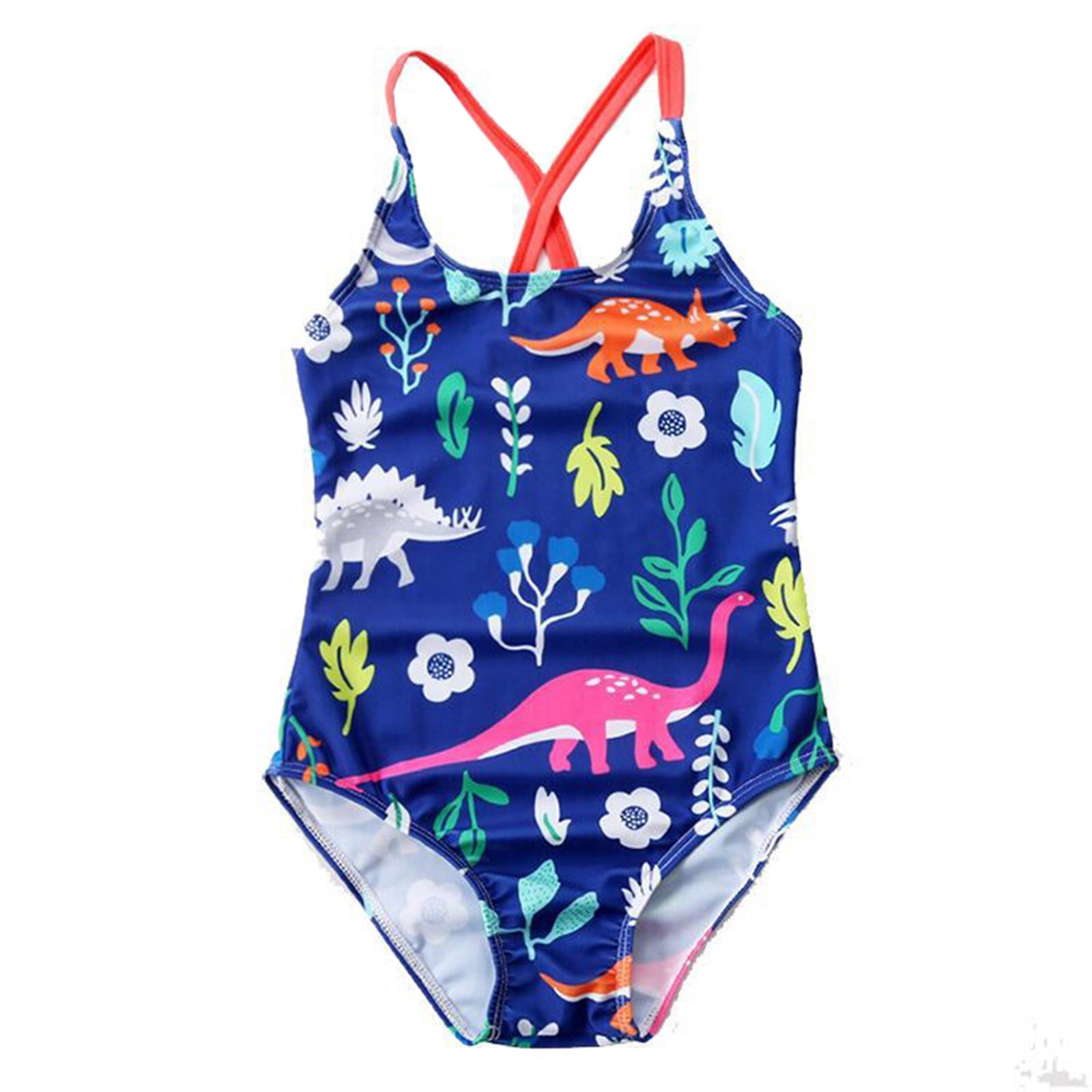 Girls Summer Swimsuit Clearance AKAFMK Girls' One-Piece Swimwear,Girls ...