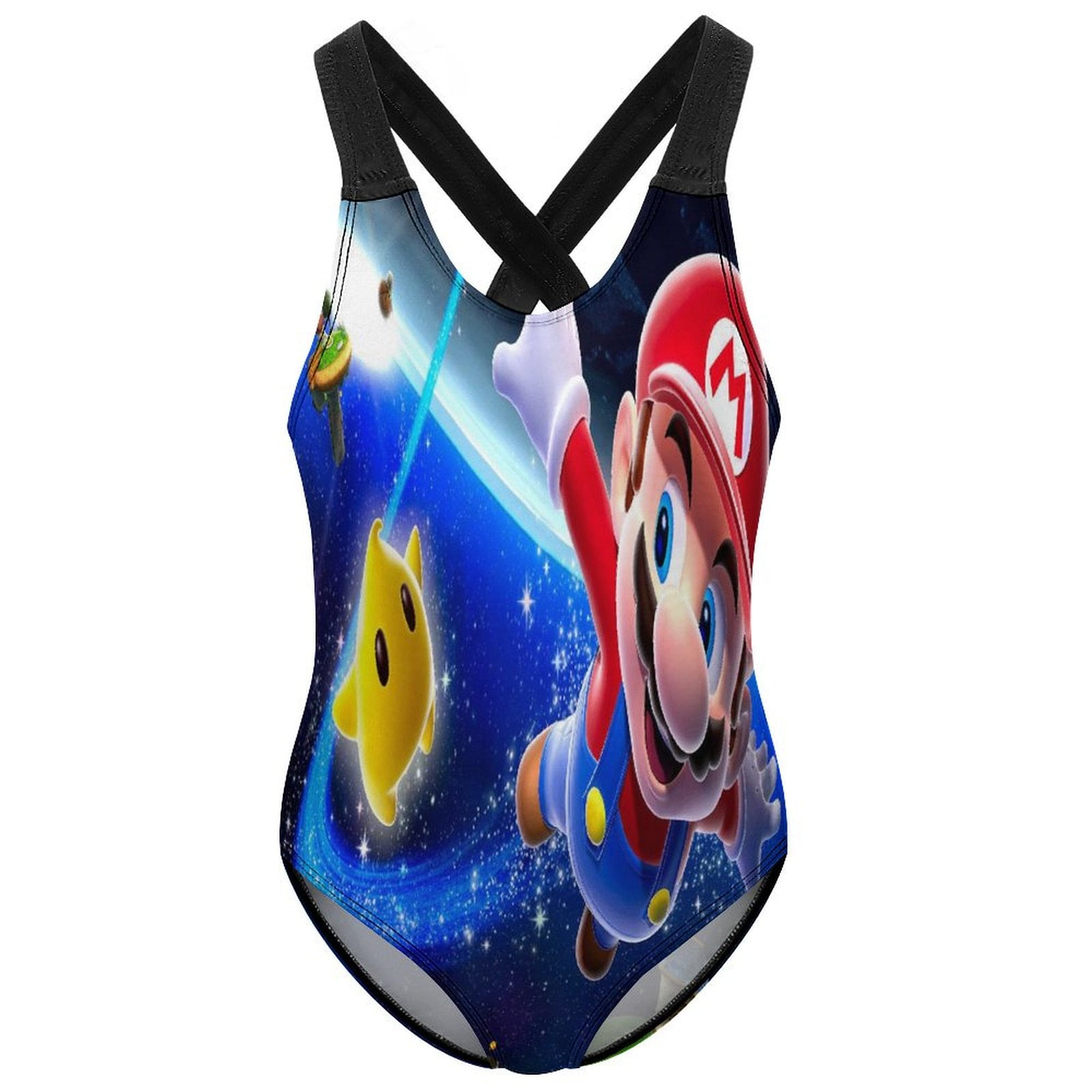 Girls Super Mario One Piece Swimsuit Bathing Suit Beachwear - Walmart.com