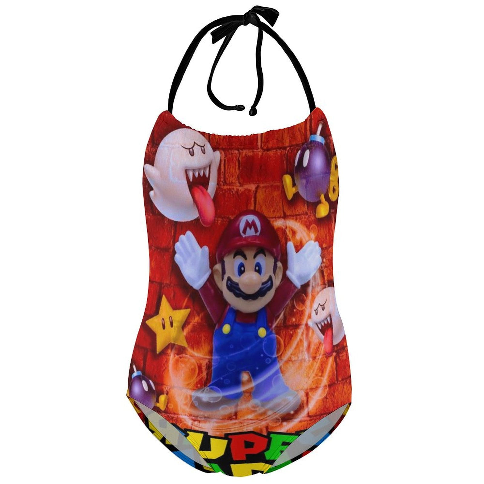 Girls Super Mario One Piece Swimsuit Bathing Suit Beachwear - Walmart.com
