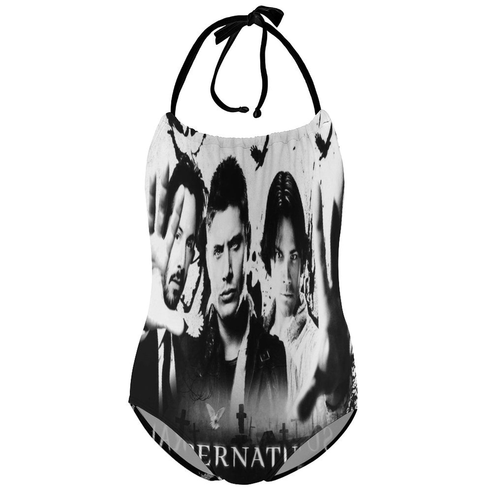 Girls Supernatural One Piece Halter Swimsuits Bathing Suit for Beach ...