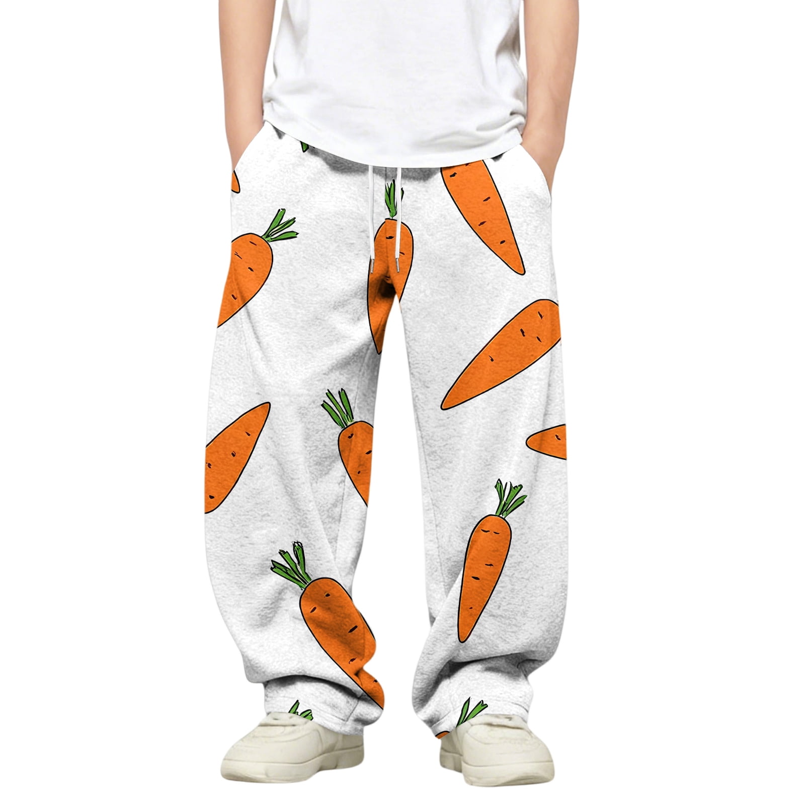 Girls' Sweatpants Easter Wide Leg Drawstring Casual Kids Joggers Open ...