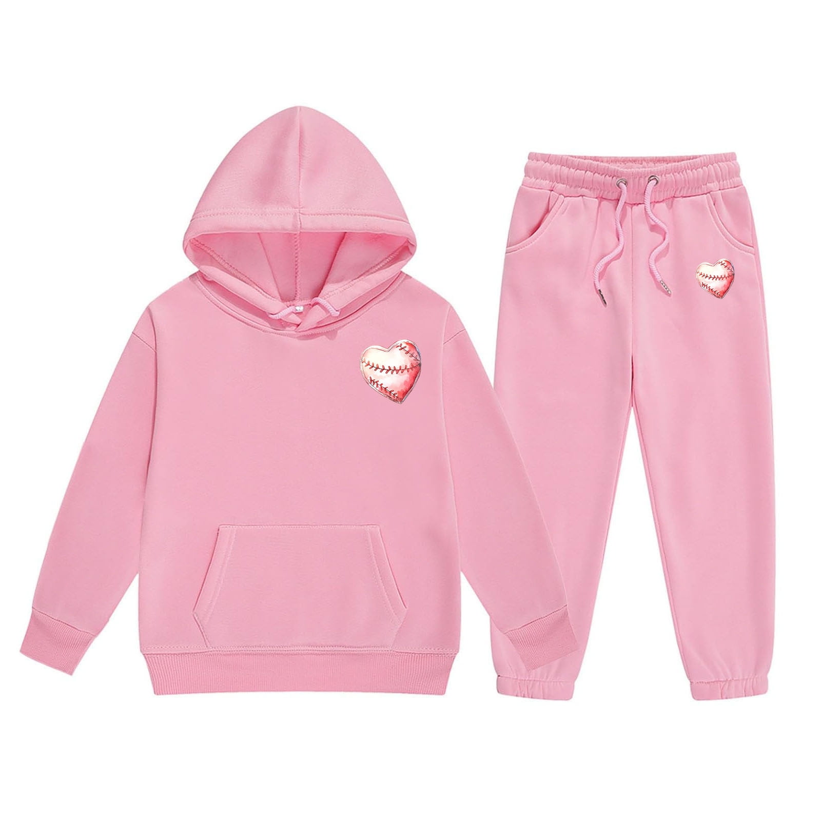 Girls Sweatsuit Girls Sweat Set Reindeer Girls' Hoodie Set Children's ...