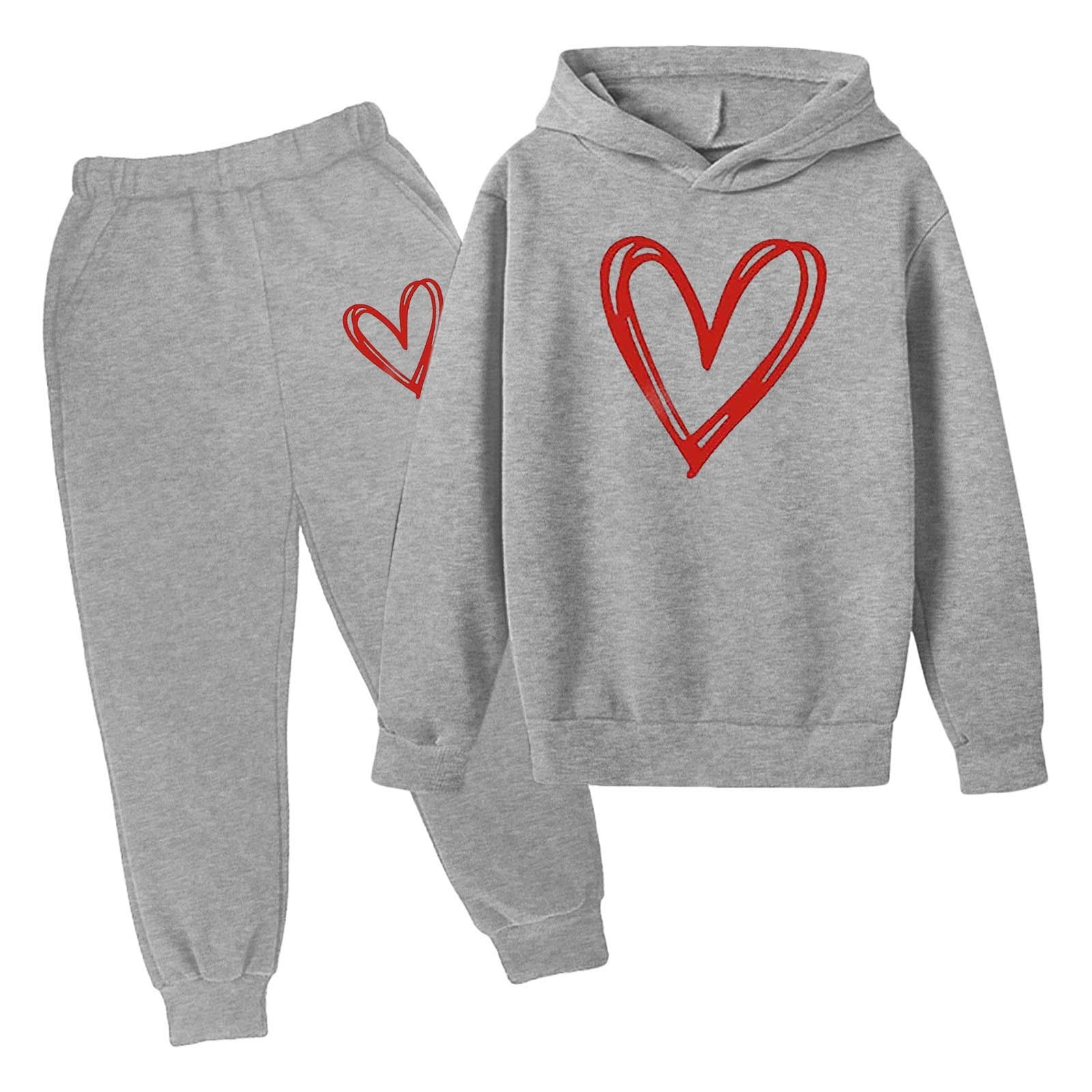 Girls Sweatsuit Girls Sweat Sets Sweatshirt Girls Kids Boys Kids Hooded ...