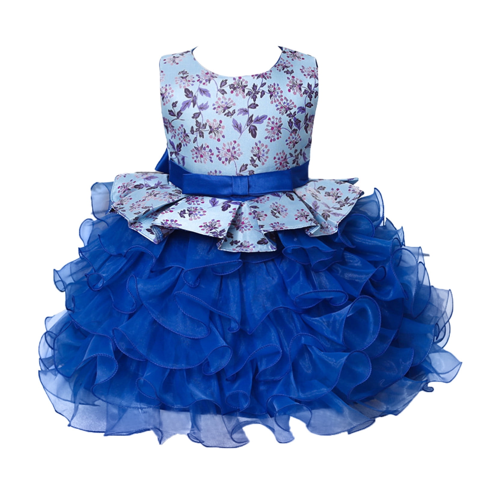 Girls Sweet Dress Cute Lovely Floral Lovely Lace Ball Gown Party