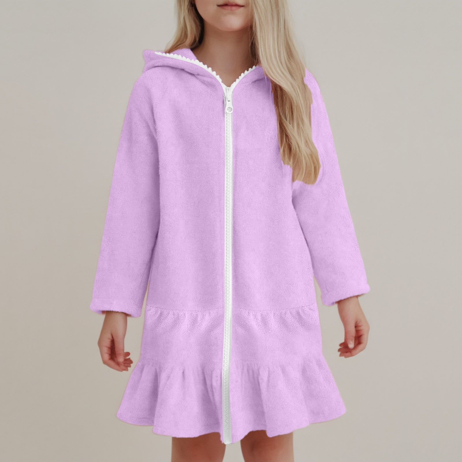 Girls Swim Suits 7-8 Toddler Boy Girl Terry Cloth Swim Cover Up Duck ...