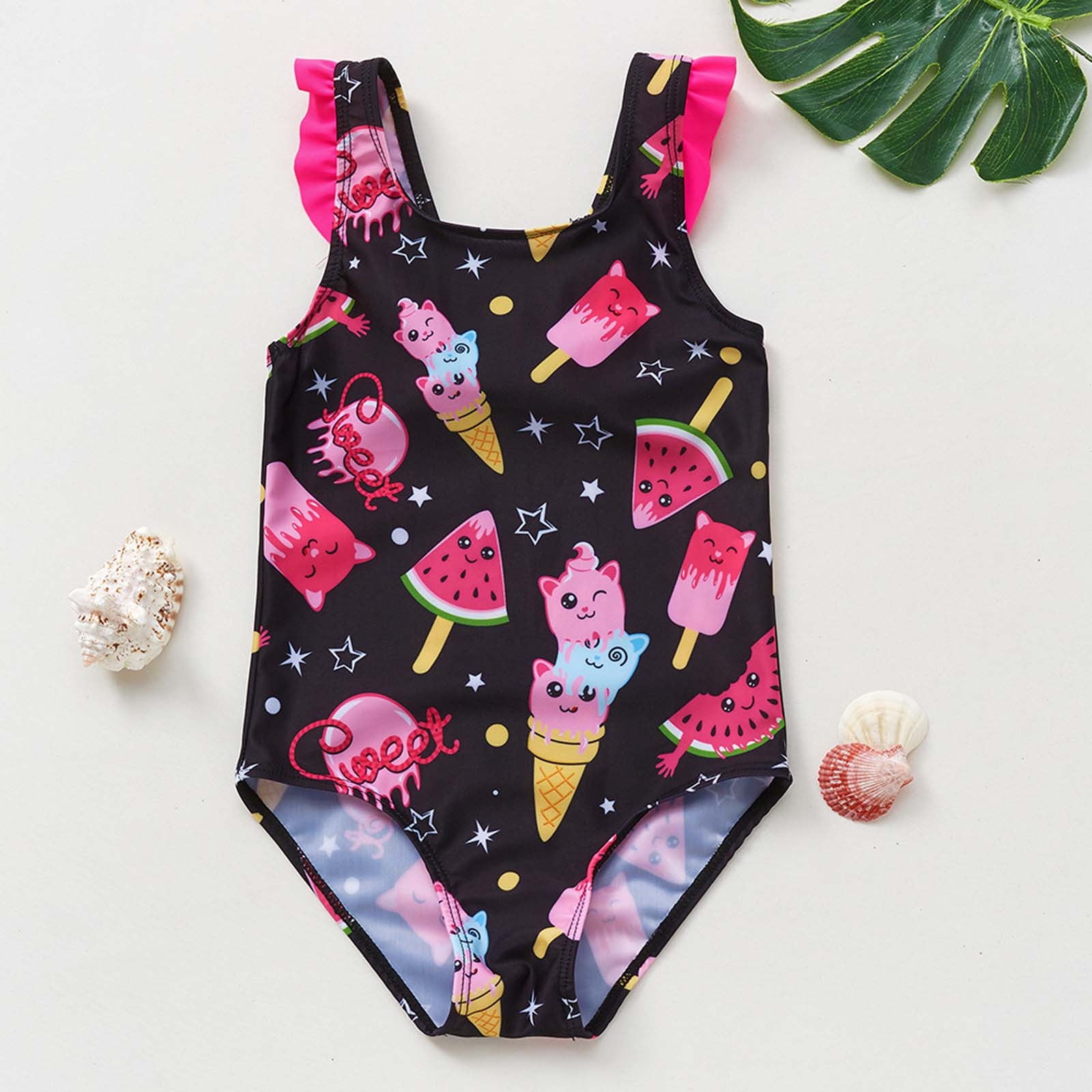 Girls' Swimsuit 1pc Swimsuits Swimming Summer Swimsuit Swimsuit ...