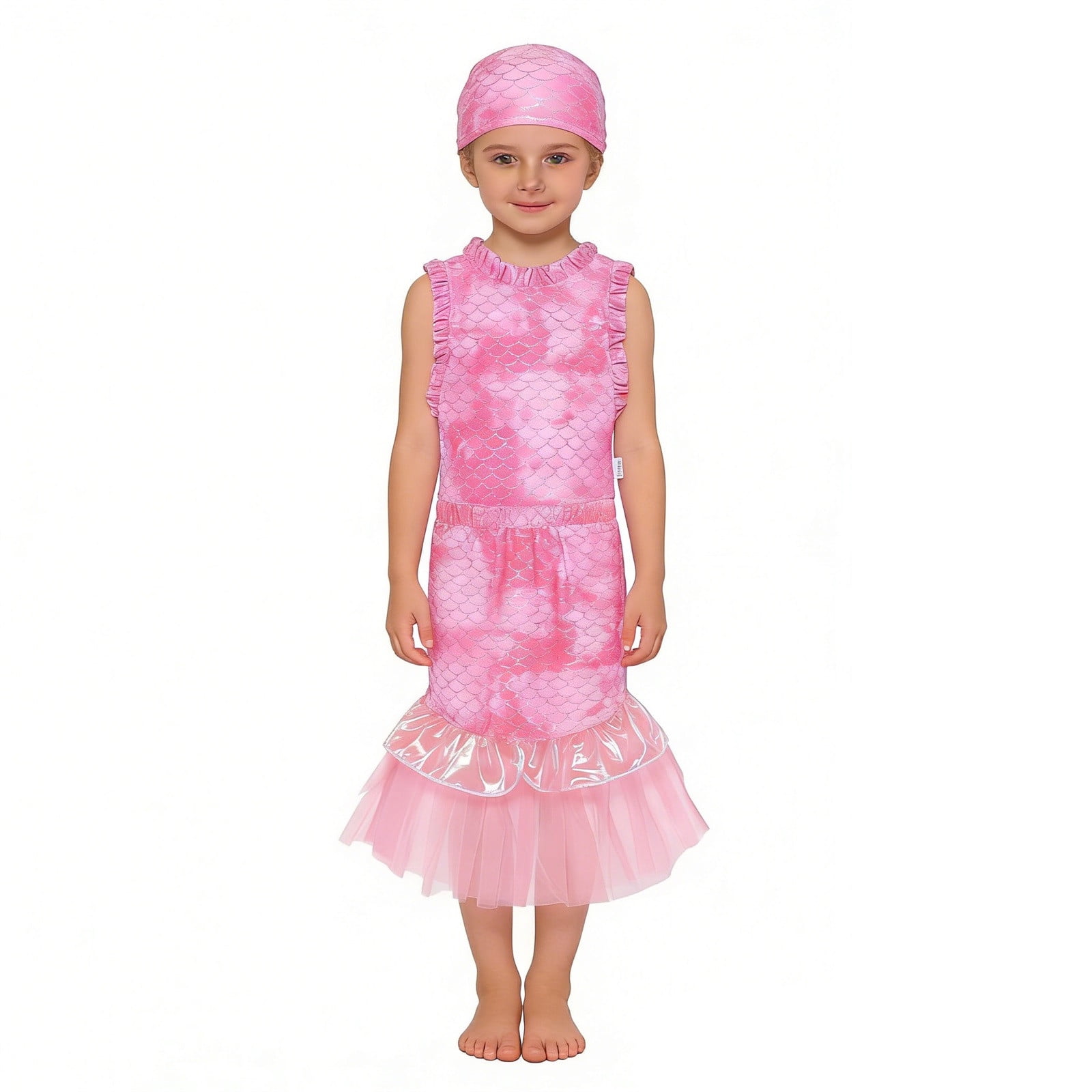 Girls' Swimsuit 4 Piece Cute Tankini Set Design Outfit for Toddler Kids ...