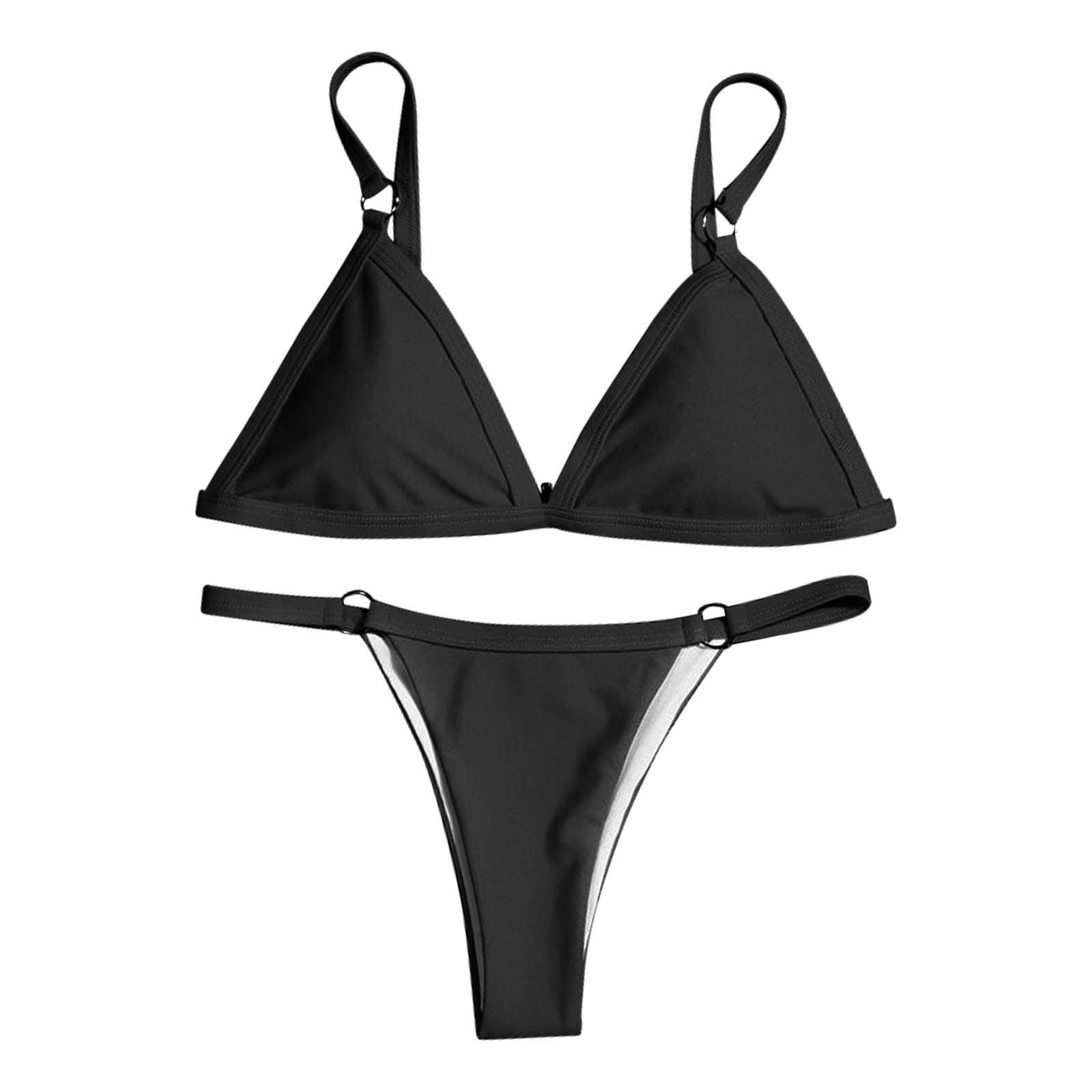 Girls Swimsuit Bikini Plus Size Small Bikini Contrasting Babber Bonding But Cluster Sexy Solid