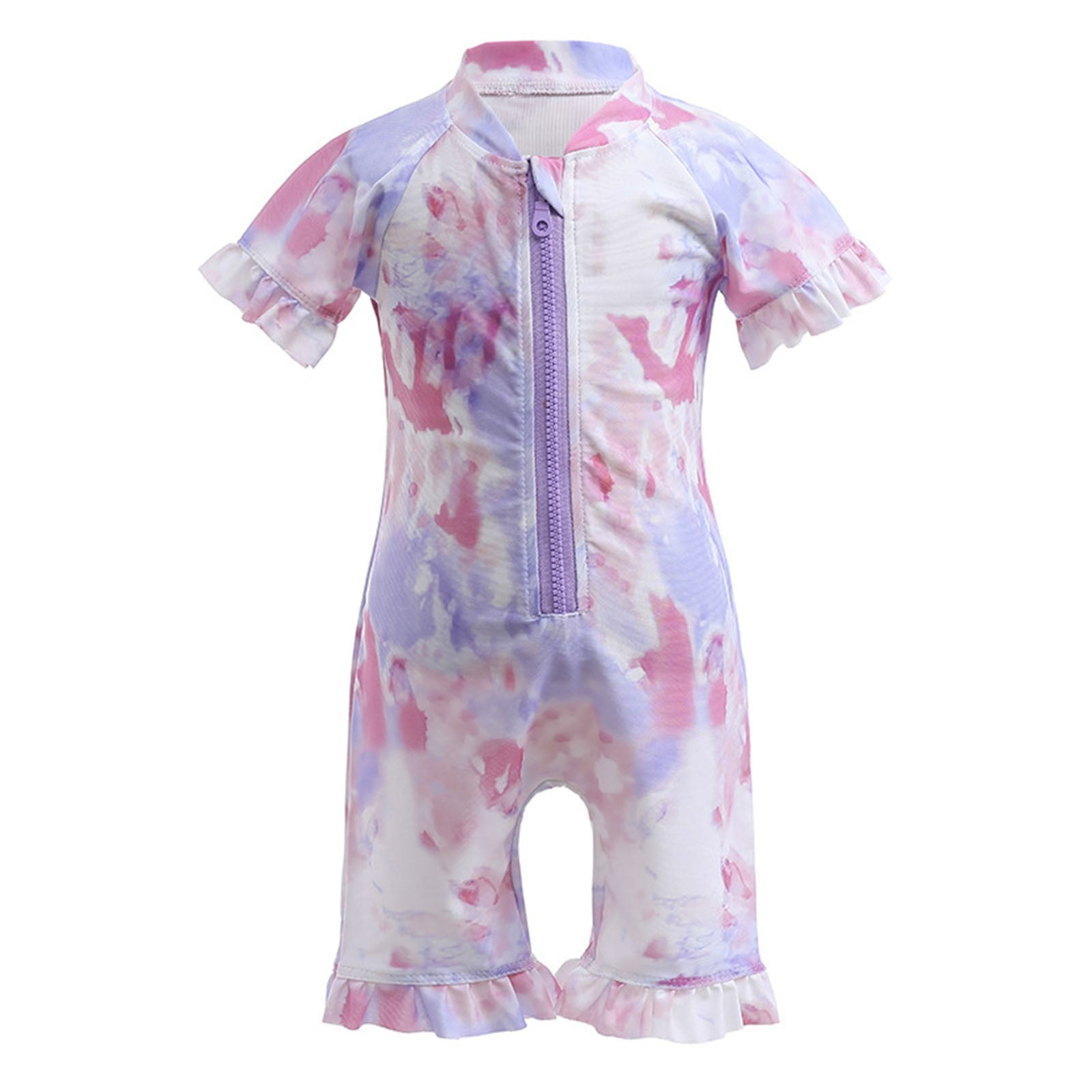 Girls Swimsuit Girls Zipper Butterfly Swimsuit Girls Cartoon Cute ...