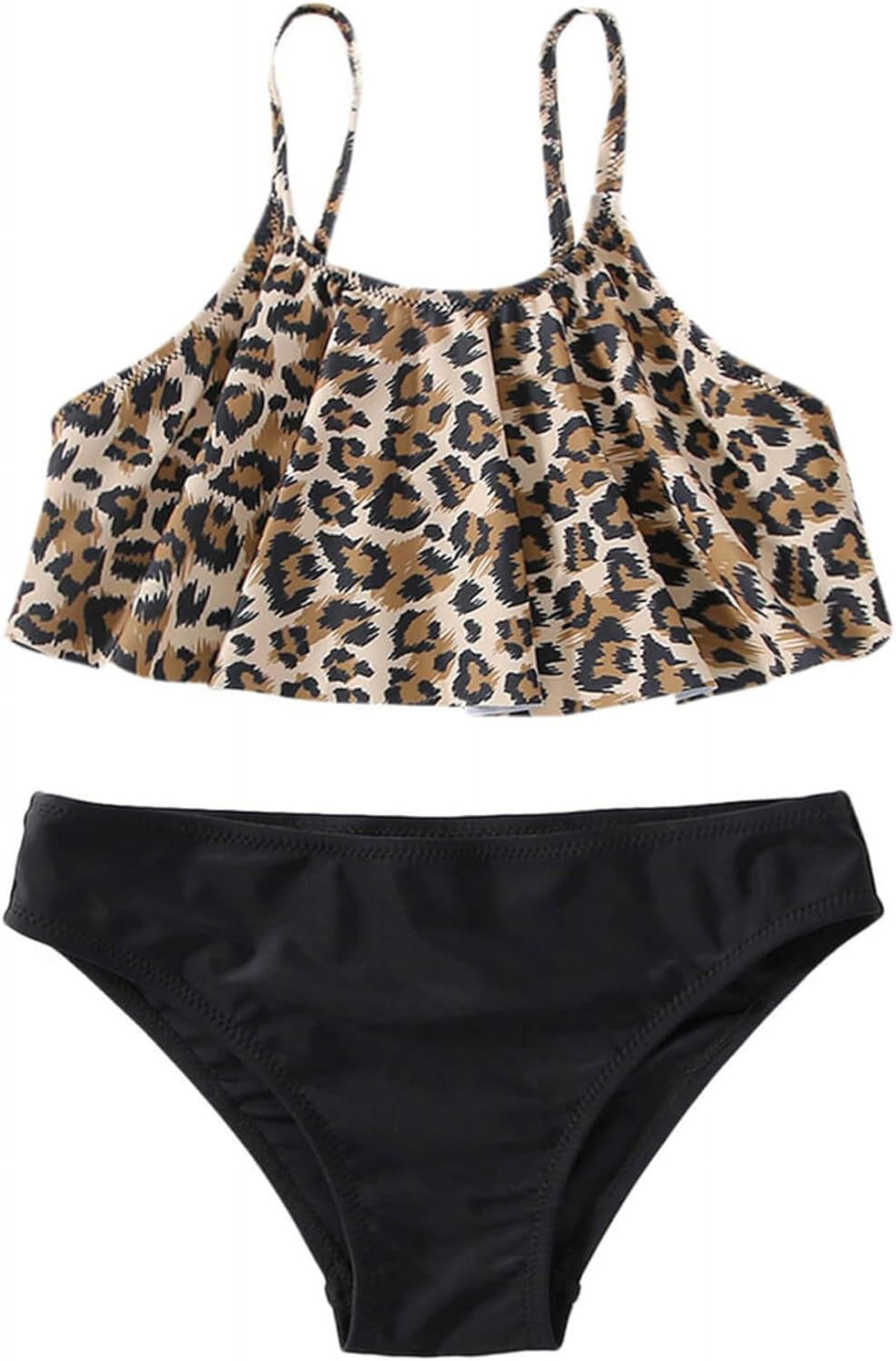 Girls Swimsuit Kids Two Piece Bathing Suit Toddler Swimwear Bikini ...