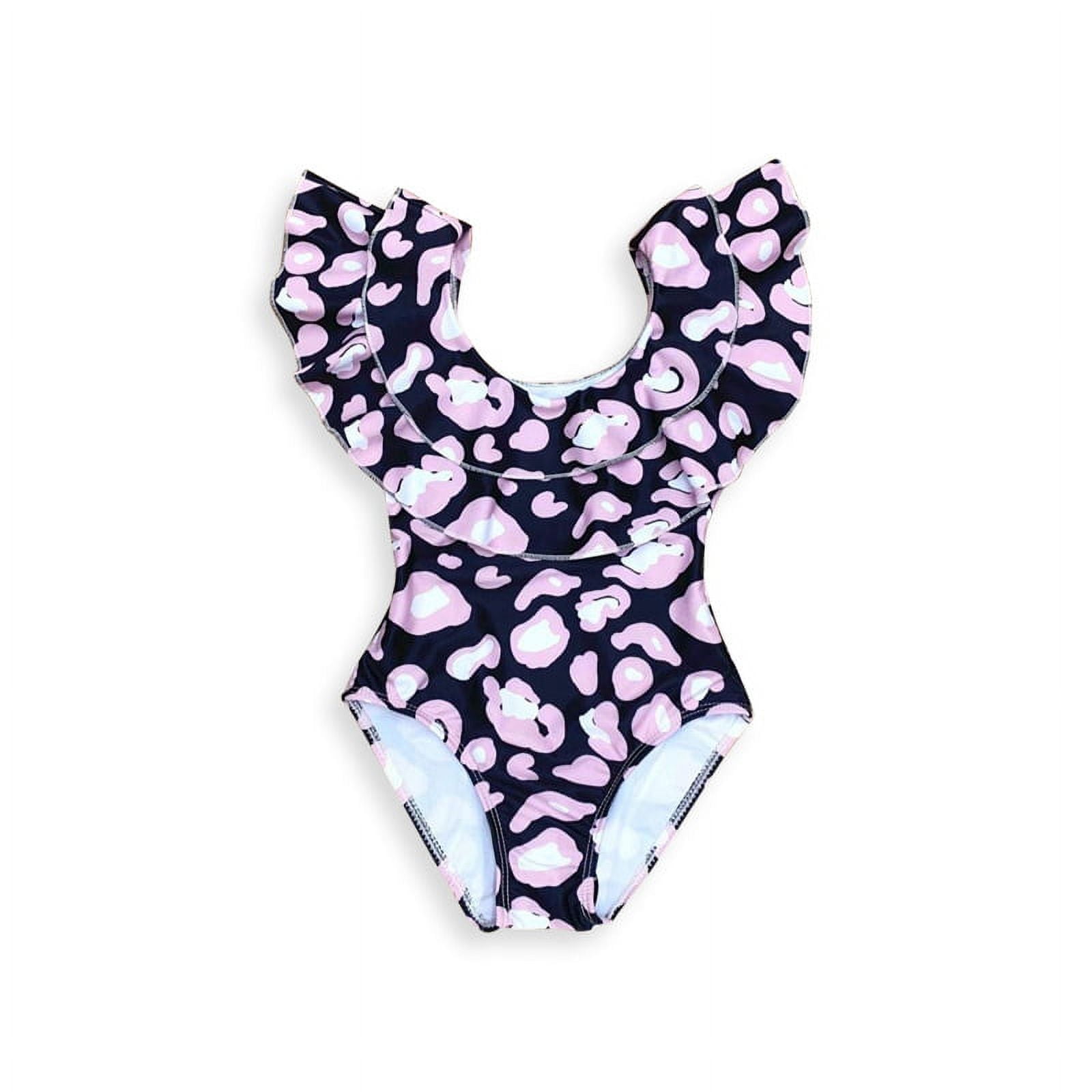 Girls Swimsuit One Piece Swimsuit 1 5t Girl Sleeveless Swimming Wear Rainbow Mermaid Swimwear