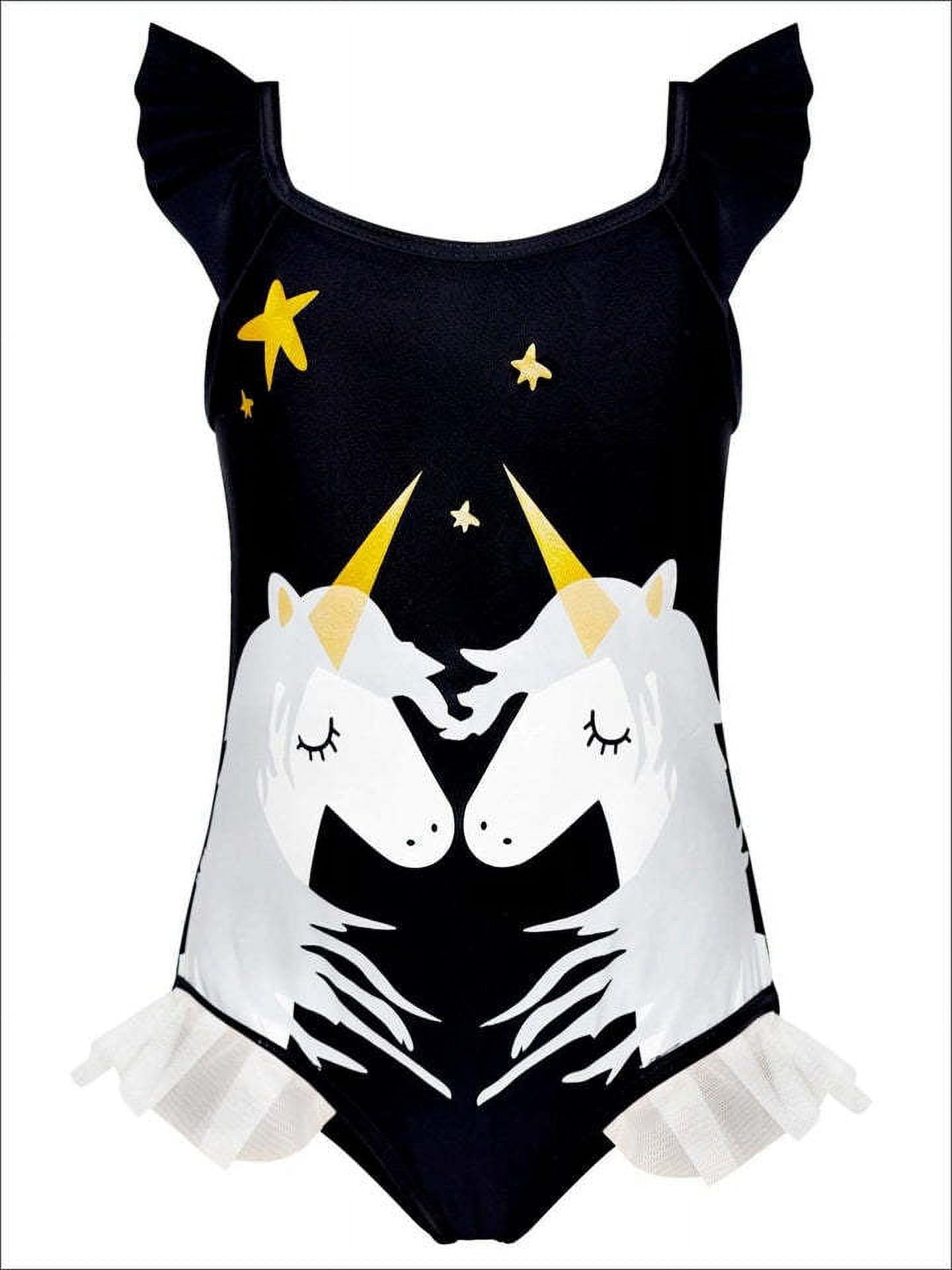 Girls Swimsuit One Piece Swimsuit 1 5t Girl Sleeveless Swimming Wear