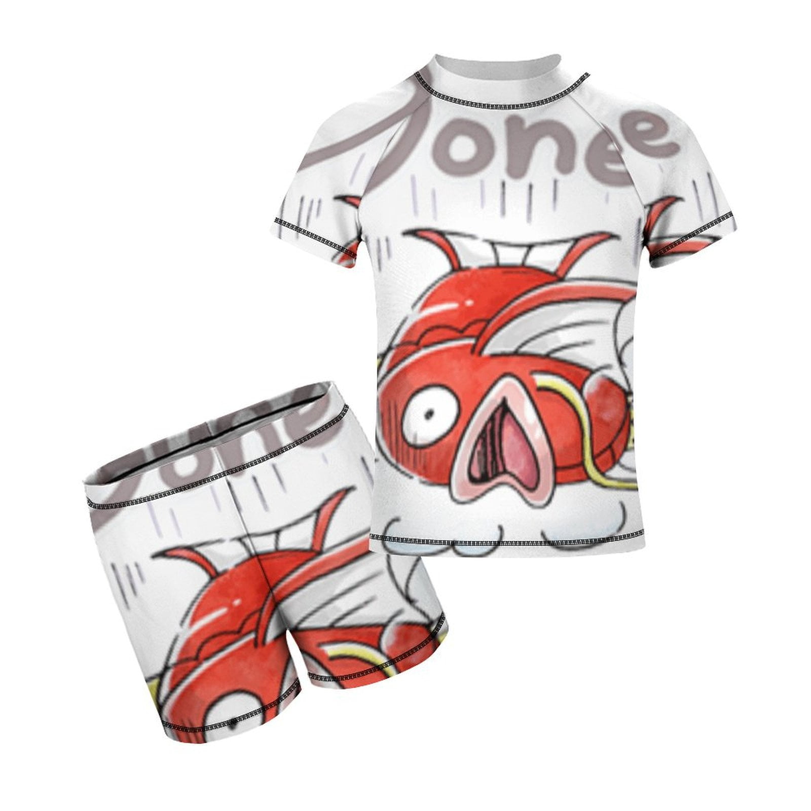 Girls Swimsuit Set Pokemon Eevee Swimsuit Cute Beach Gift for Daughter ...