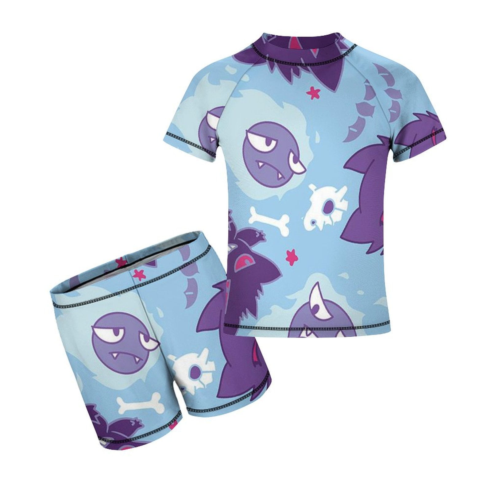 Girls Swimsuit Set Pokemon Eevee Swimsuit Cute Beach Gift for Daughter ...