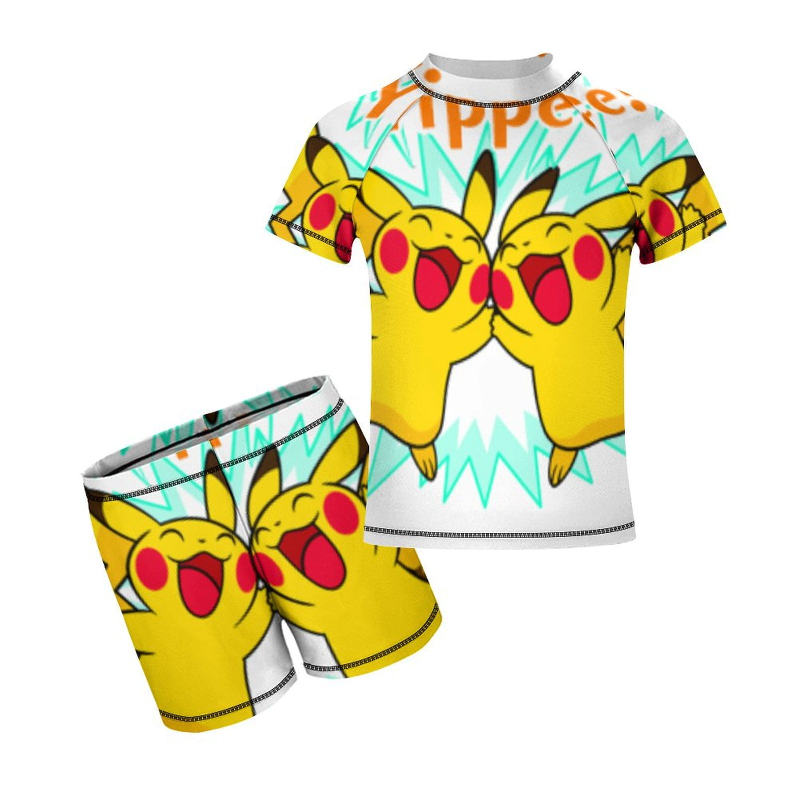 Girls Swimsuit Set Pokemon Eevee Swimsuit Cute Beach Gift for Daughter ...