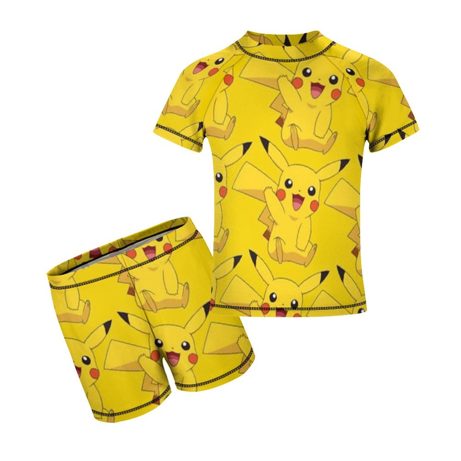 Girls Swimsuit Set Pokemon Eevee Swimsuit Cute Beach Gift for Daughter ...