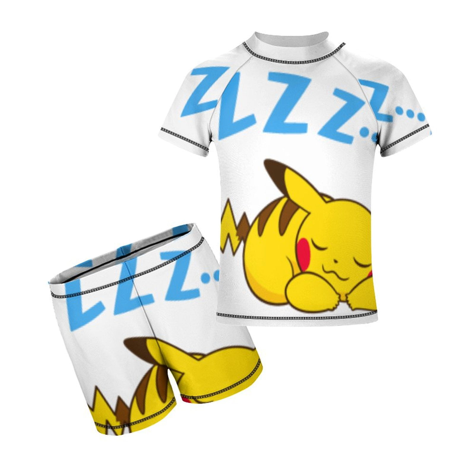 Girls Swimsuit Set Pokemon Eevee Swimsuit Cute Beach Gift for Daughter ...