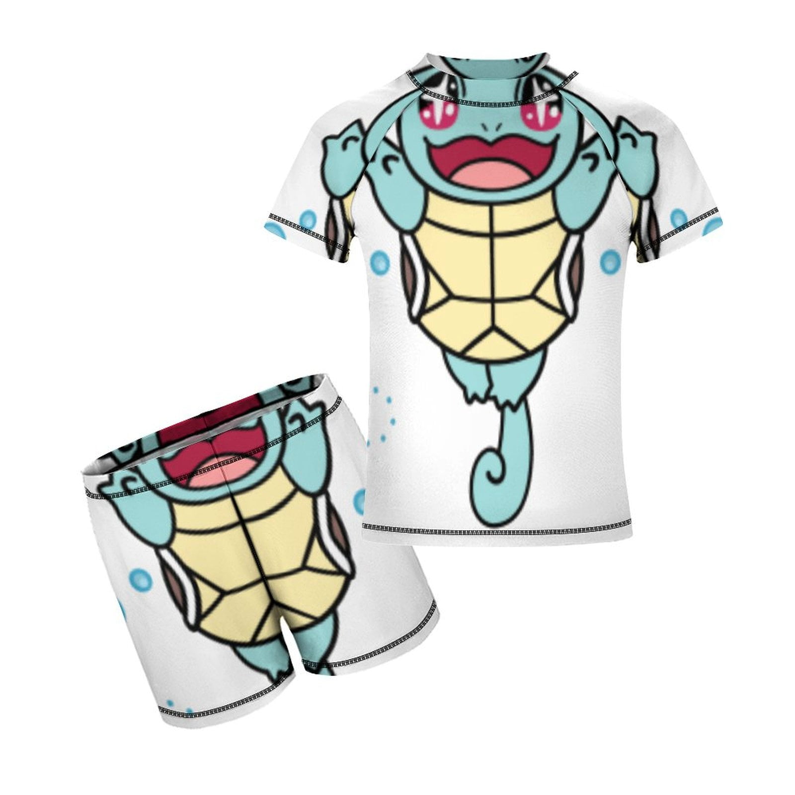 Girls Swimsuit Set Pokemon Eevee Swimsuit Cute Beach Gift for Daughter ...