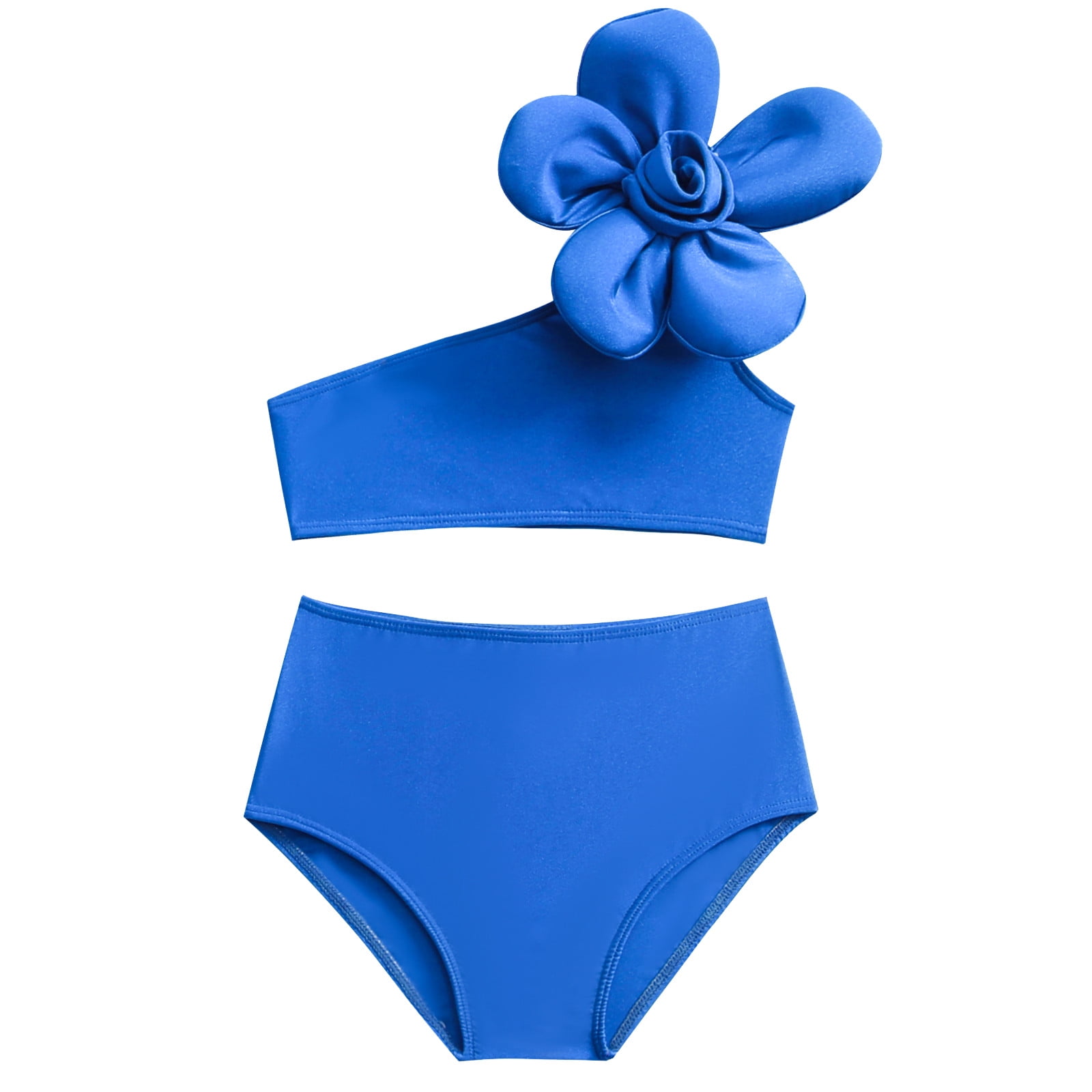 Girls Swimsuit Two Piece Kids Swimsuits Girls Bathing Suit Tankini Set ...
