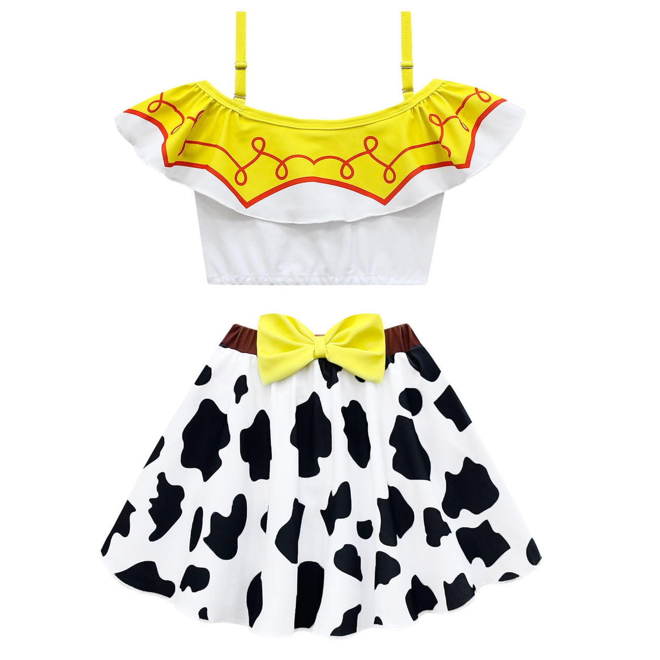 Girls Swimsuit Two Pieces Ruffle Bathing Suit Jessie Princess Swimwear ...