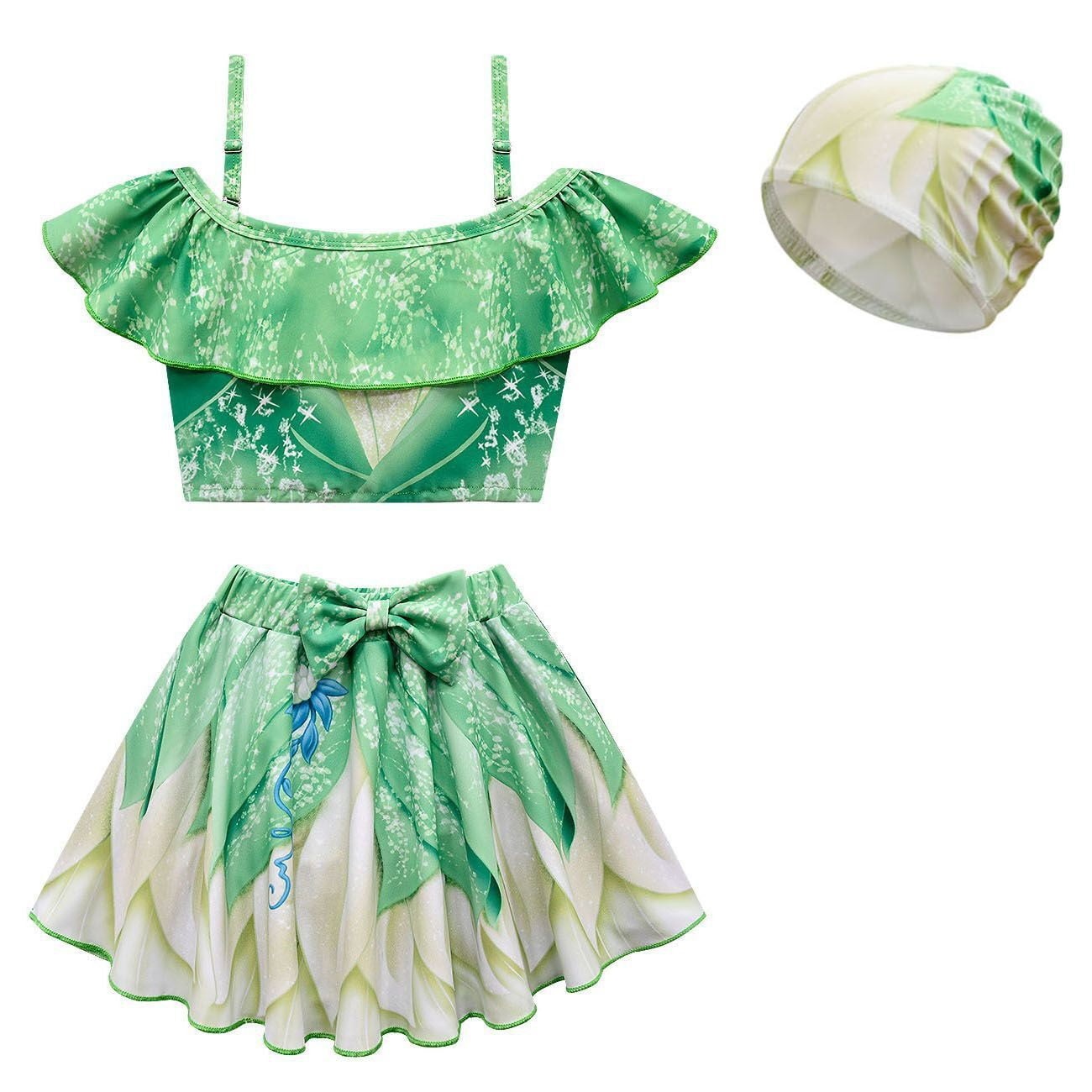 Girls Swimsuit Two Pieces Ruffle Bathing Suit Tina Princess Swimwear ...