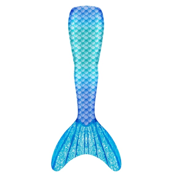 Girls Swimsuits Spring Summer Tail Swimwear Sky Blue - Walmart.com