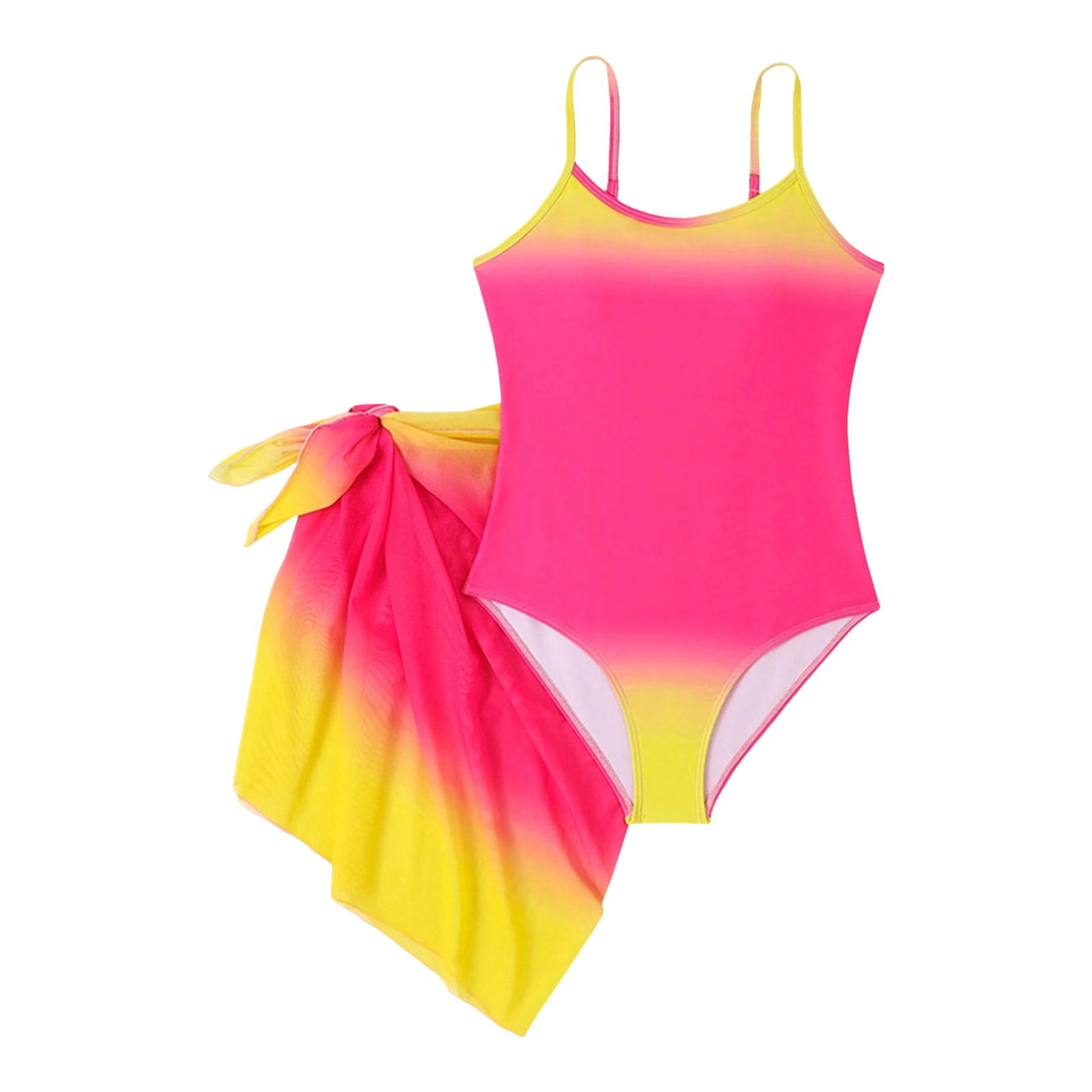 Girls' Swimwear Girl's One Piece Swimsuits Color Block Cutout One ...