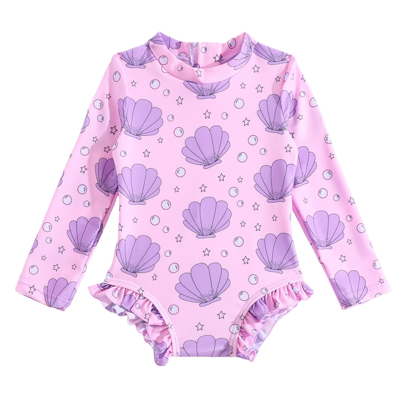 Girls' Swimwear Size 18 Baby Girls Swimwear Swimsuit Back Zipper ...