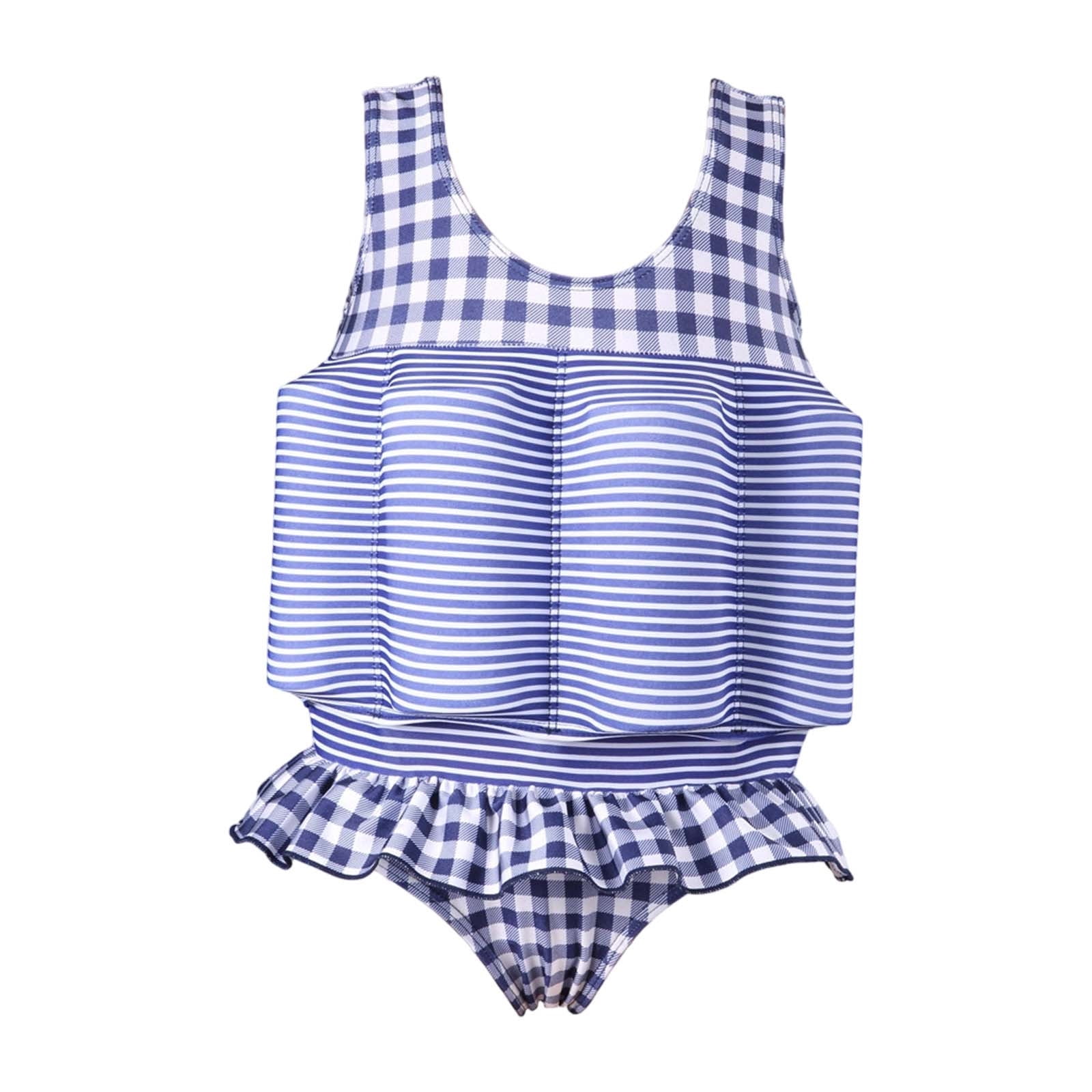 Girls Swimwear for Girls High Buoyancy Swimsuit for Children Summer ...