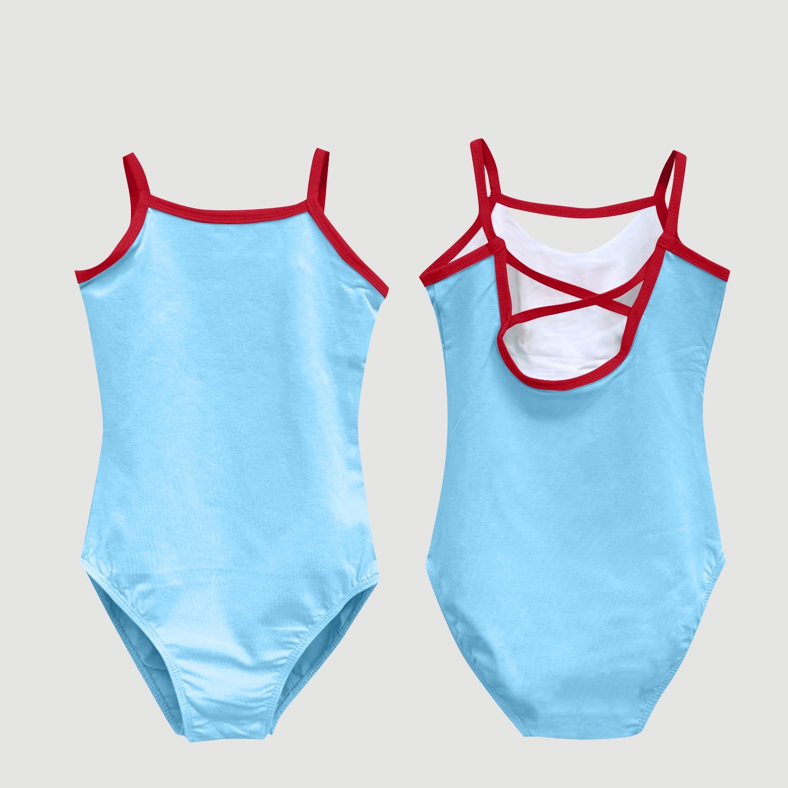 Girls' Team Basic Camisole Leotard Summer Big Deals - Walmart.com