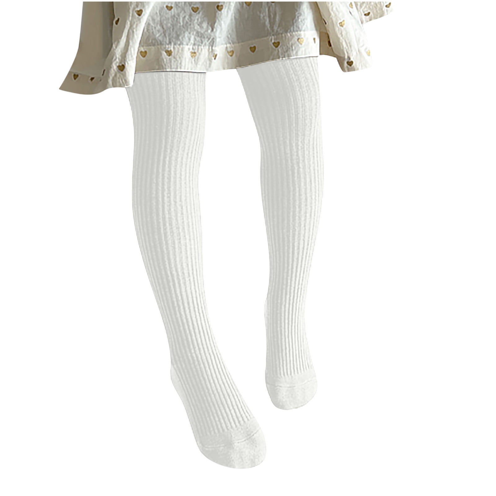 Girls Tights Seamless Thick Cotton Cable Knit Leggings Stockings ...