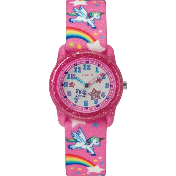 TIMEX TIME MACHINES® Unicorn-Theme Children's Watch, 29mm, Pink Elastic ...