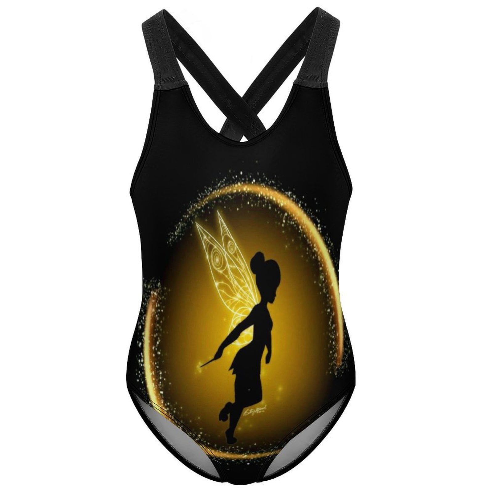 Girls Tinker Bell Swimsuit One Piece Bathing Suit for Girls Swimwear ...