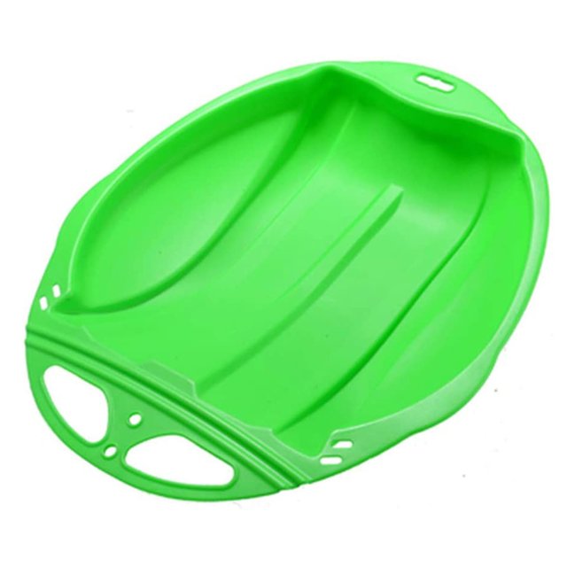 Girls Toboggan Sled, Boys Saucer Sled Plastic Snow Sled, Heavy Duty ...