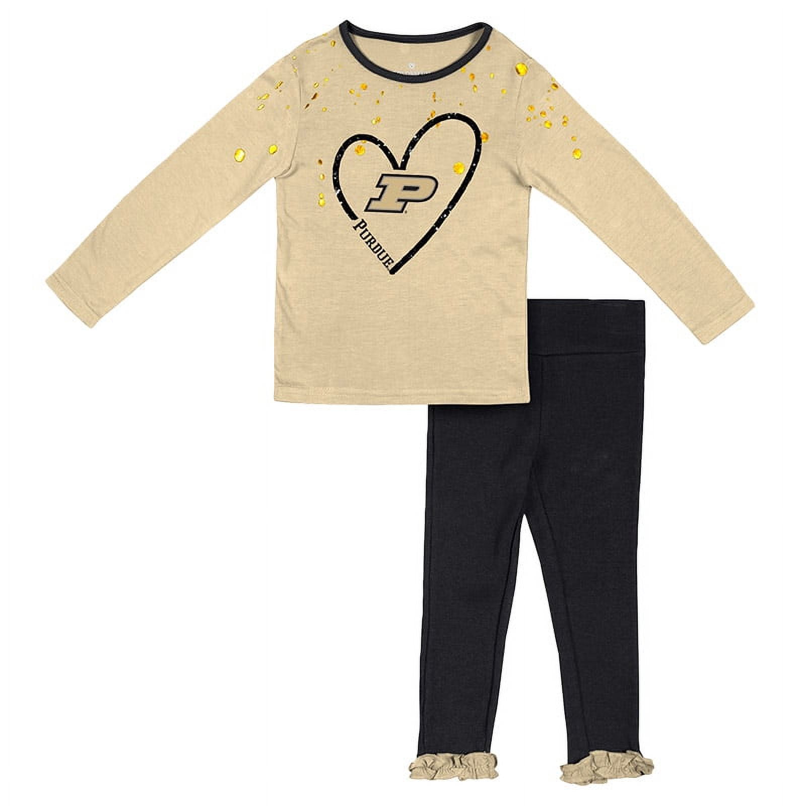 Girls Toddler Colosseum Gold/Black Purdue Boilermakers Onstage Long ...