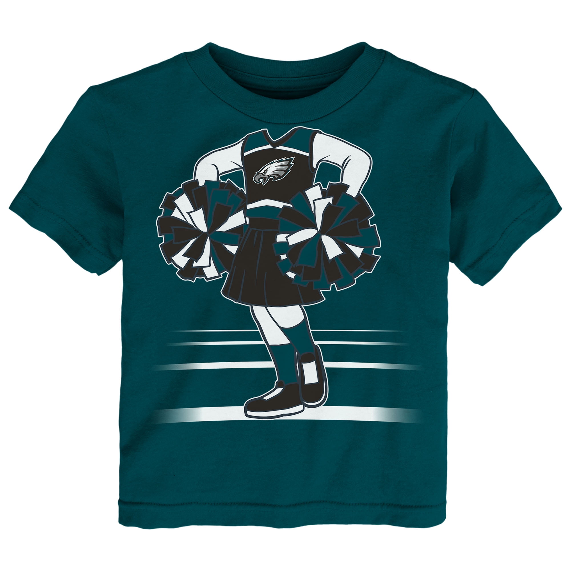 Girls Toddler Outerstuff Midnight Green Philadelphia Eagles Game Fit T ...