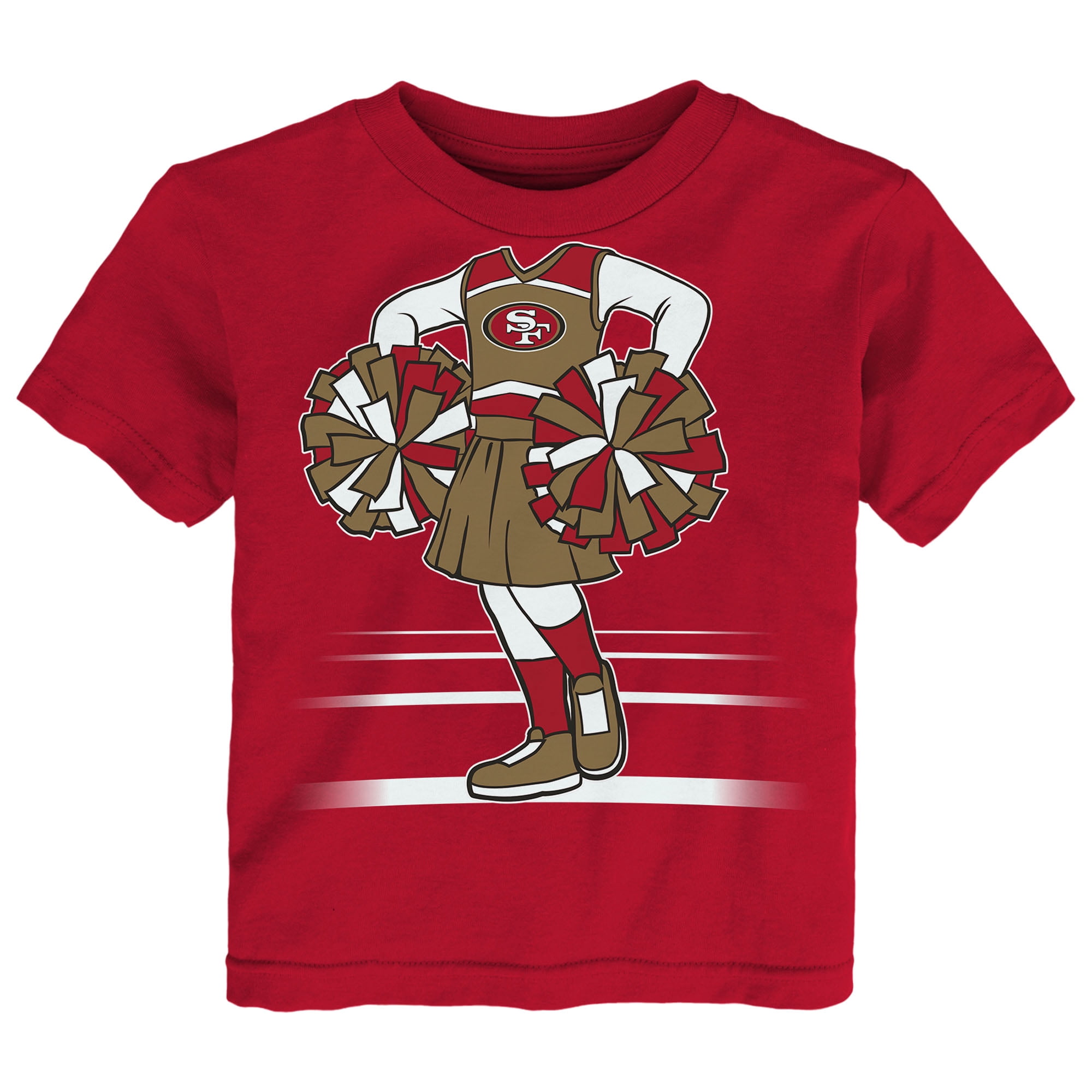 Girls Toddler Outerstuff Scarlet San Francisco 49ers Game Fit T-Shirt ...