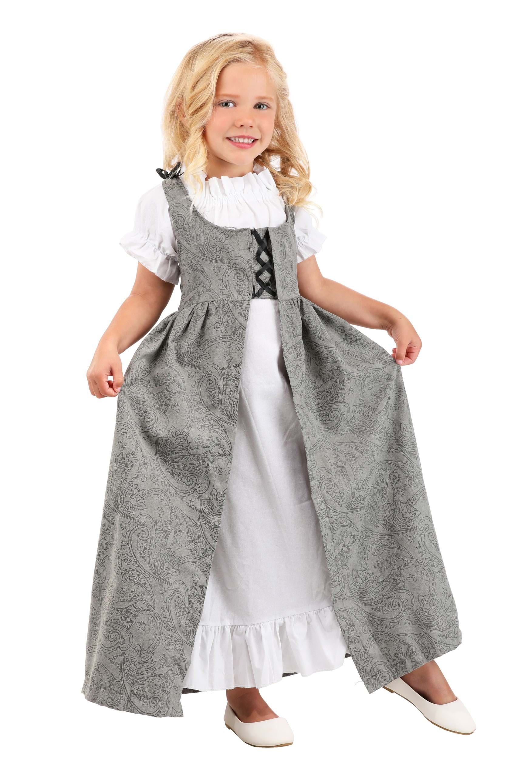 Girls Toddler Renaissance Faire Costume - Walmart.com