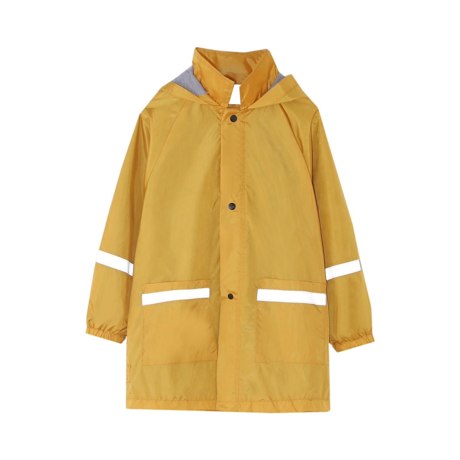 Girls Toddler Waterproof Jacket, Easy Zip Front with Hood, Fun Rain ...