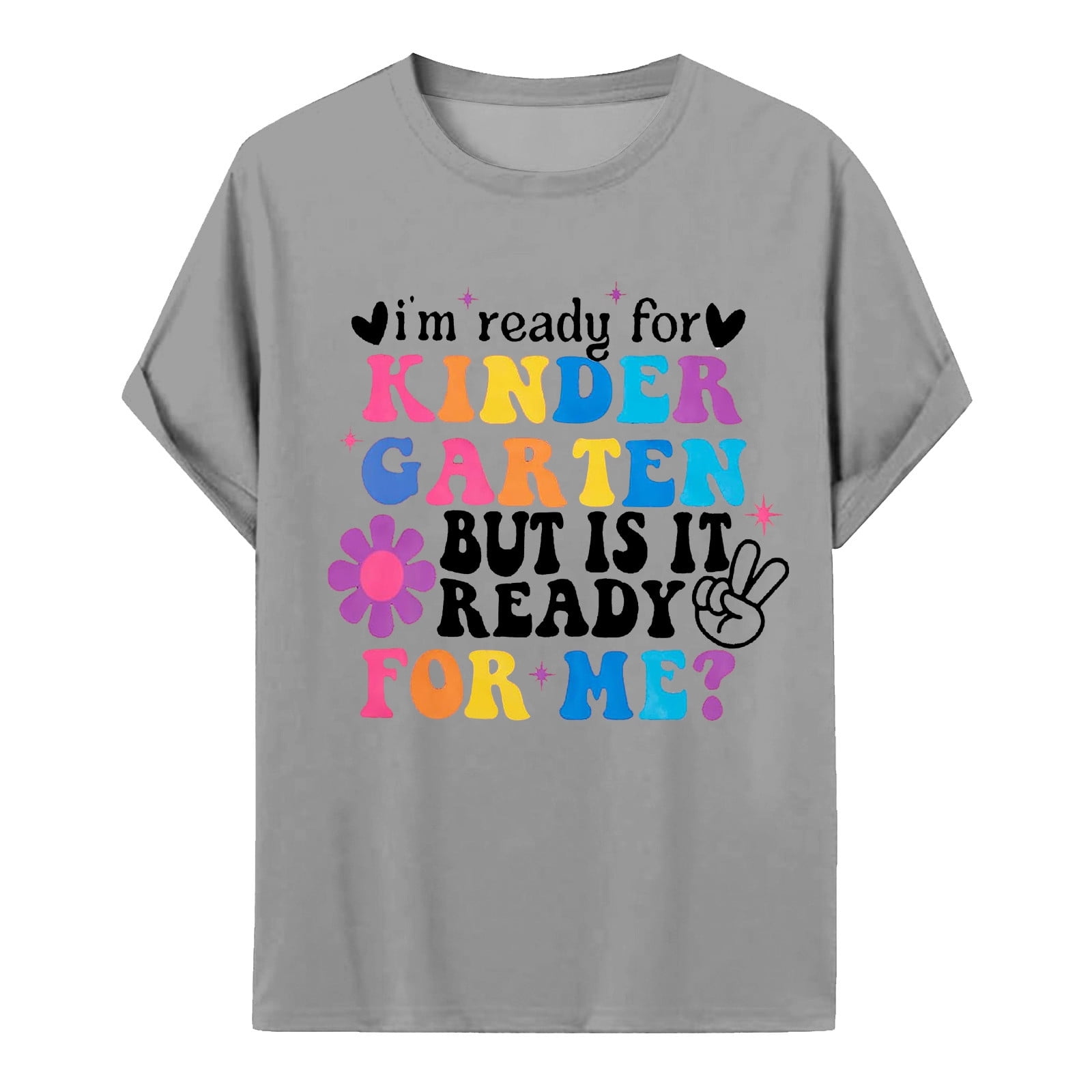 Girls Tops First Day of Kindergarten Shirt Toddler First Day of School ...