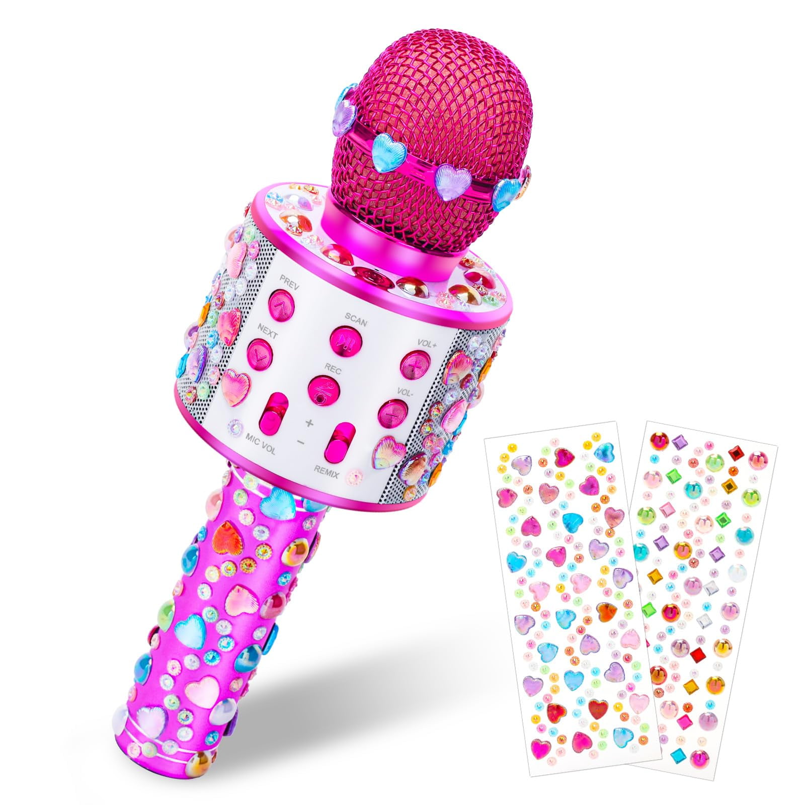 Girls Toys for 5-12 Year Old Girl Kids, Craft Kits for Kids Microphone Toys for 6-12 Year Old ...