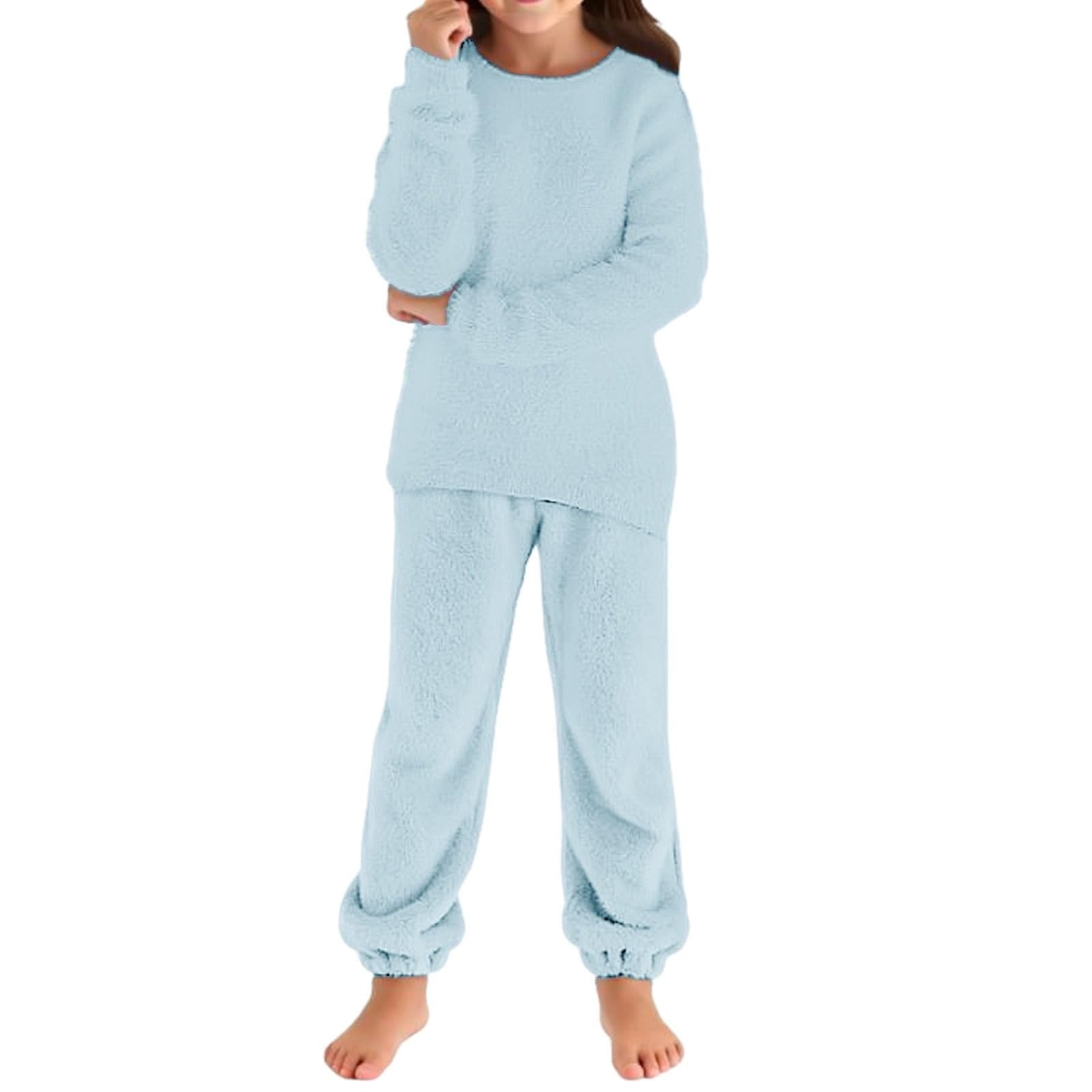 Girls Tracksuit Set Size 10-12 Autumn Winter Knitwear Cozy Loose Fit ...