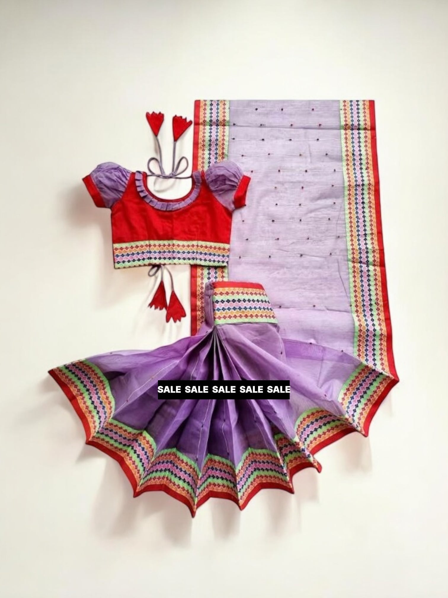 Girls Traditional Ready to Wear Saree, Cultural Wear for Kids, 108 ...