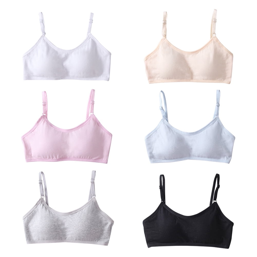 Girls Training Bra 12-16 Teen Student Teens & Big Girls Wire Free Push ...