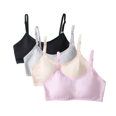 Hanes Girls' Seamless Strappy Back Bralette, 2-Pack, Sizes (S-XXL ...