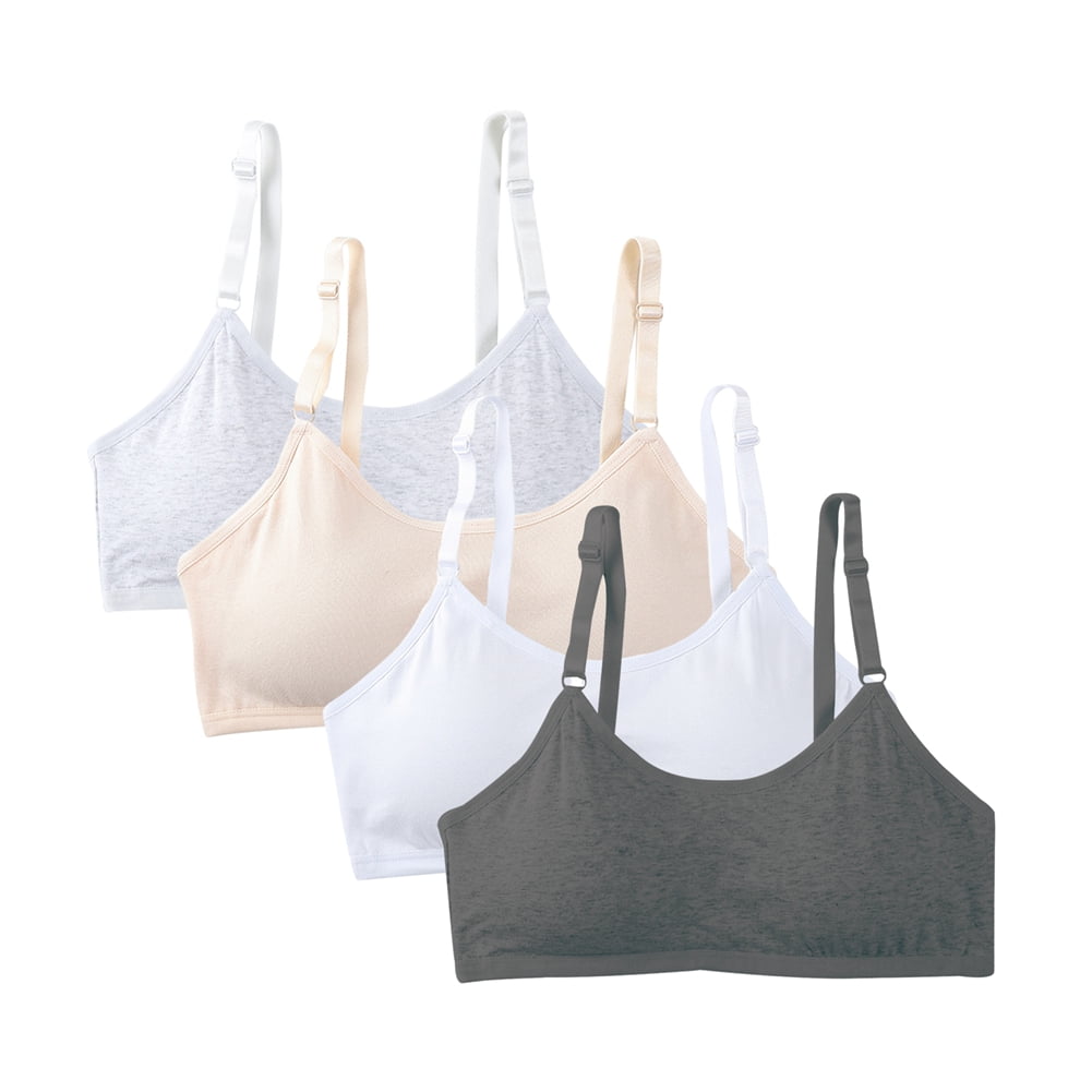 Girls’ Training Bra – Only Girls Bra for Girls – 5 Pack Comfort Stretch ...