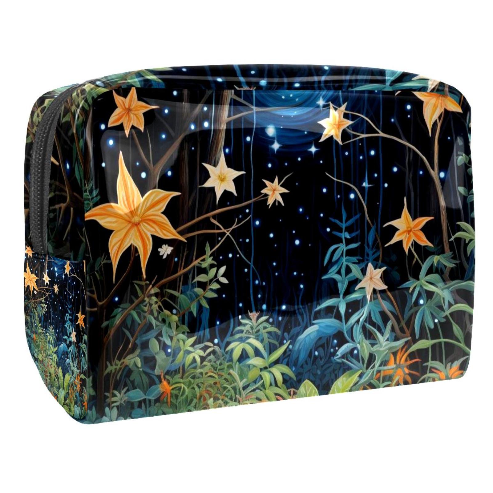 Girls' Travel Toiletry Bag, Waterproof Makeup Pouch with Zipper and ...